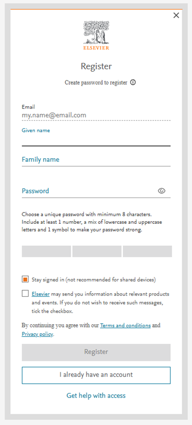 Get help with accessing Elsevier products - Evolve Support Center